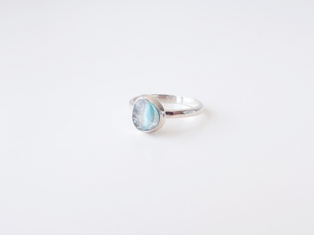 IC0055 アホイトインクォーツ リング