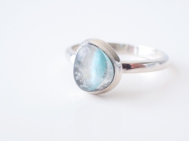 IC0055 アホイトインクォーツ リング